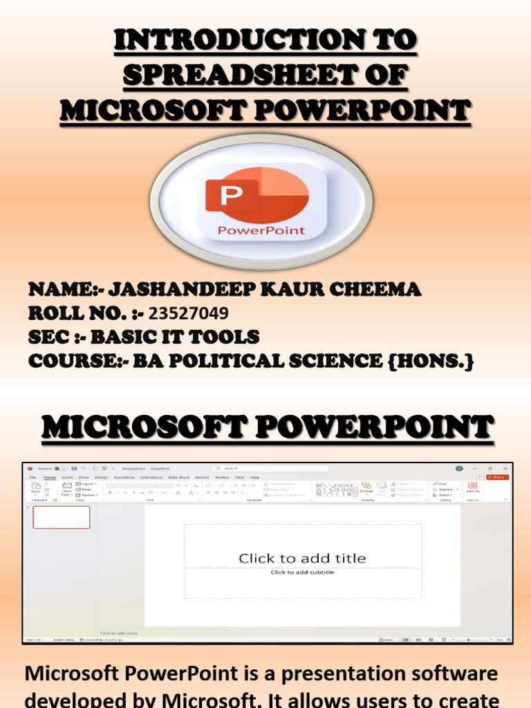 Jashandeep Sec Assignment 2-1 | PDF | Microsoft Power Point | Graphical User Interfaces