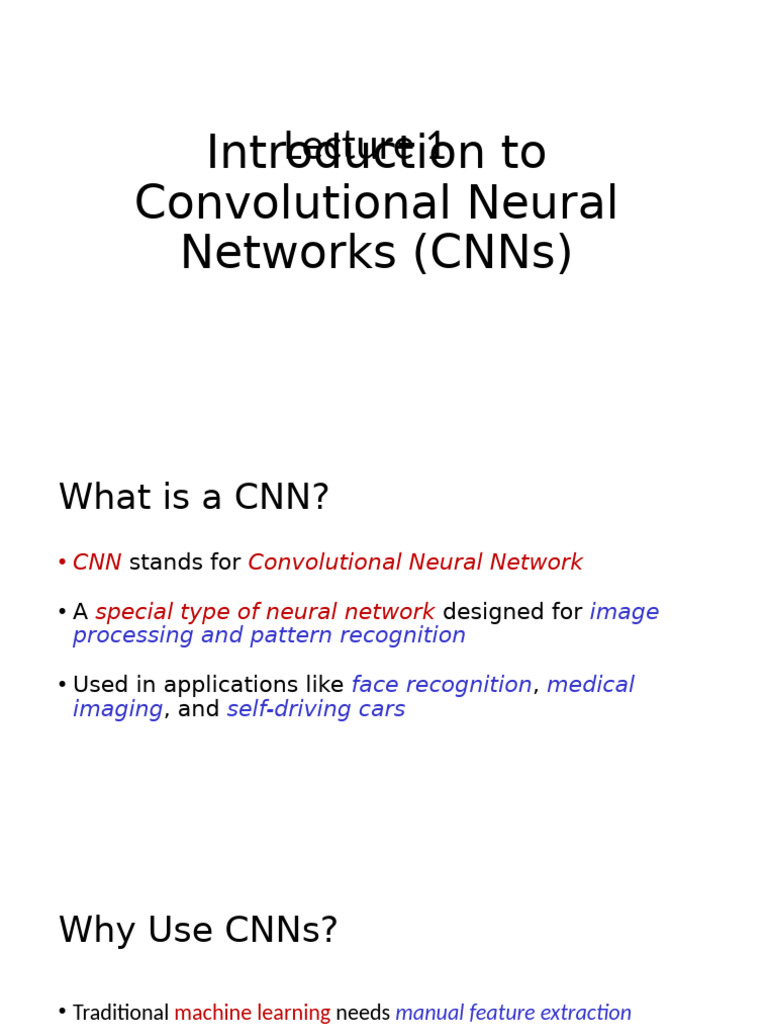 02 Introduction To Convolutional Neural Networks Cnns Pdf
