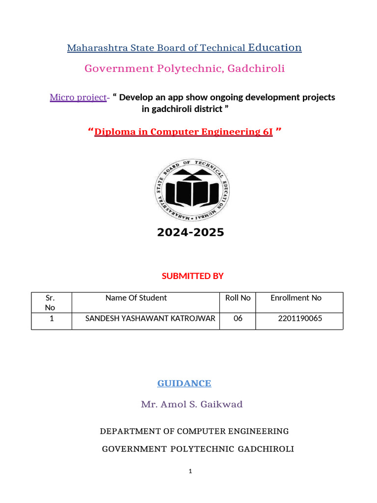 Shubham M Mad Microproject | PDF | Android (Operating System) | Mobile App