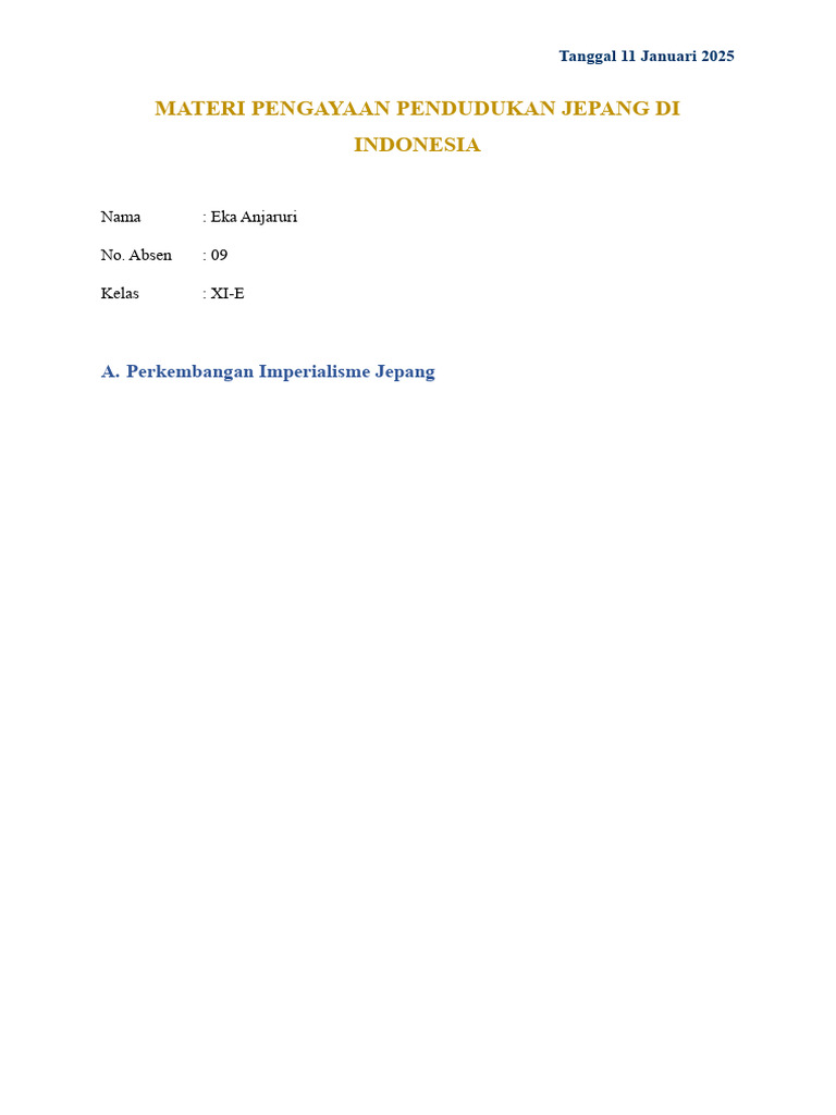 Materi Pengayaan Sejarah Sems 2 Bab 3 | PDF