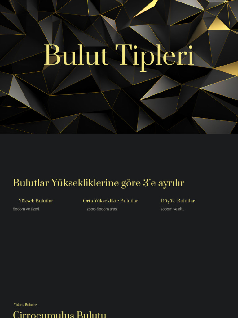 Bulut Tipleri | PDF
