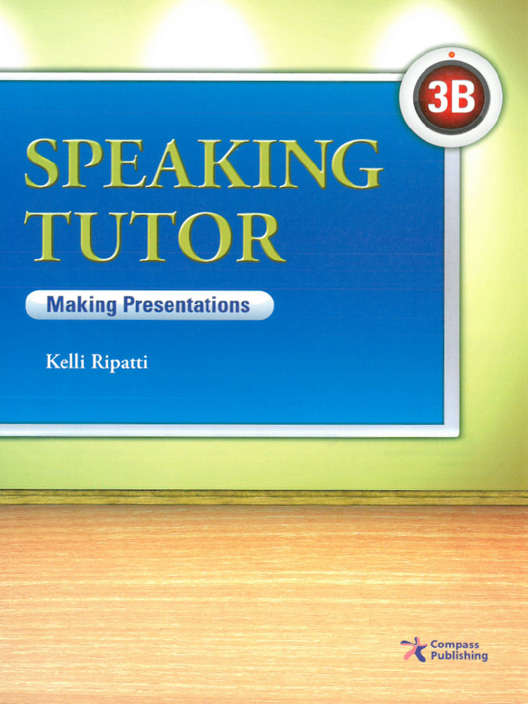 Speaking Tutor 3b | PDF