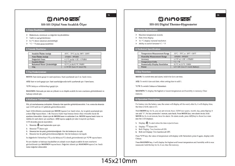 SH-101 TR - en | PDF