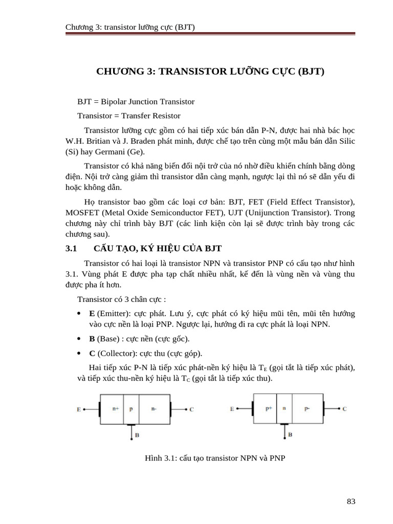 Chapter3 BJT | PDF