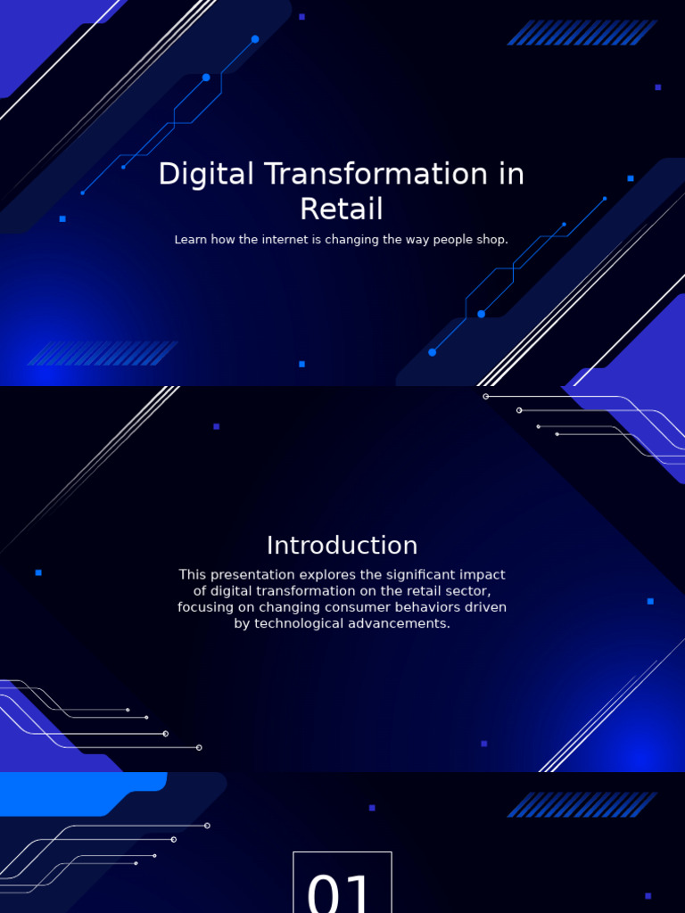 Digital Transformation In Retail Pdf Retail E Commerce
