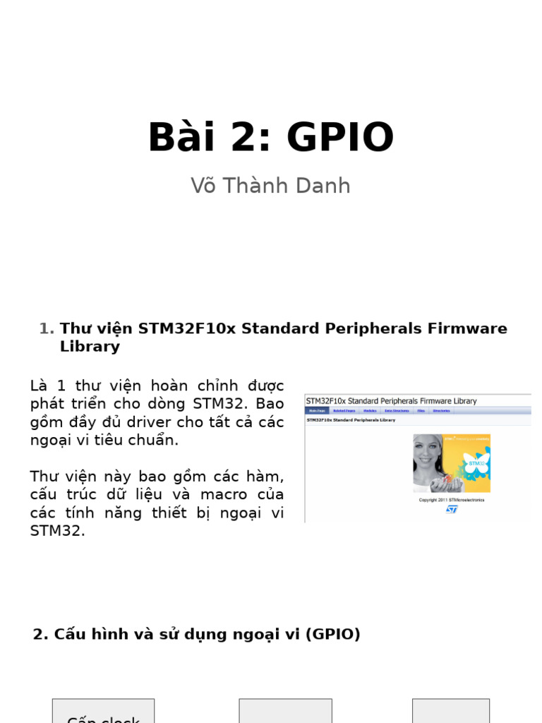 Bài 2_ GPIO | PDF