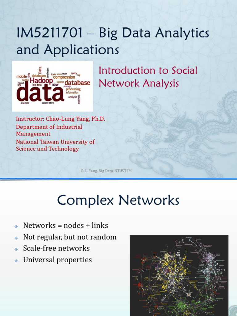Introduction To Social Network Analysis (2021) | PDF | Vertex (Graph ...