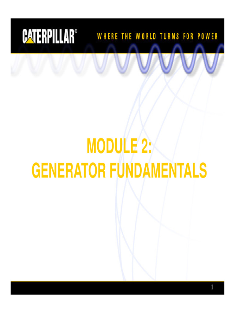 02_Generator fundamentals | PDF | Electronics | Electronic Engineering
