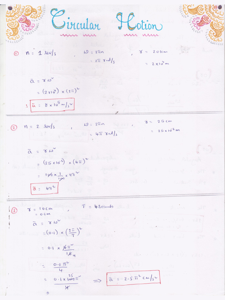 Circular Motion | PDF