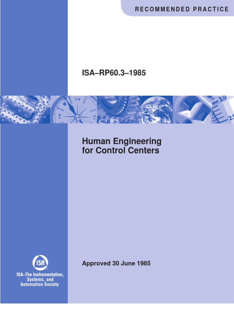 ISA RP 60.3 Human Engineering For Control Centers | PDF | Information ...