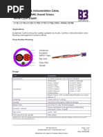Datasheet B3 Control Cable ACS | PDF | Wire | Electrical Conductor