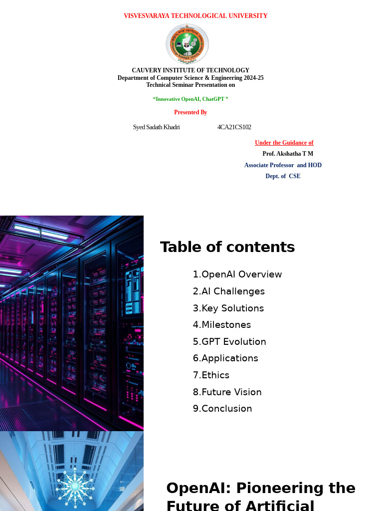 OpenAI Pioneering The Future of Artificial Intelligence 1 | PDF | Artificial Intelligence ...