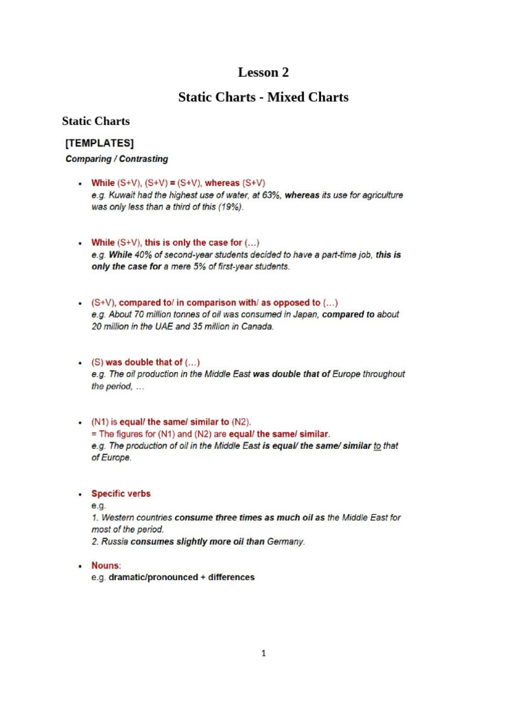 Lesson 2 - Handout - Notes | PDF | Employment | Housewife