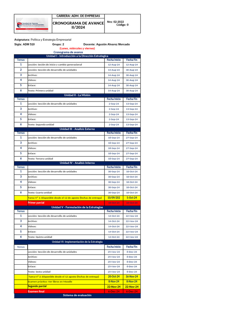 Plantilla Crono - Adm510 2 | PDF