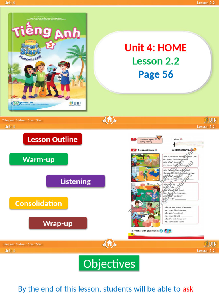 English Lesson 2.2: Home Activities | PDF