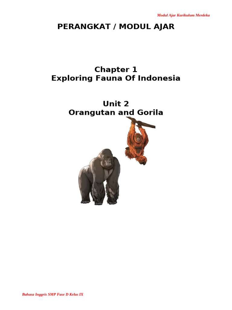 Modul Ajar Chapter 1 Unit 2 Pembelajaran 3 & 4 | PDF