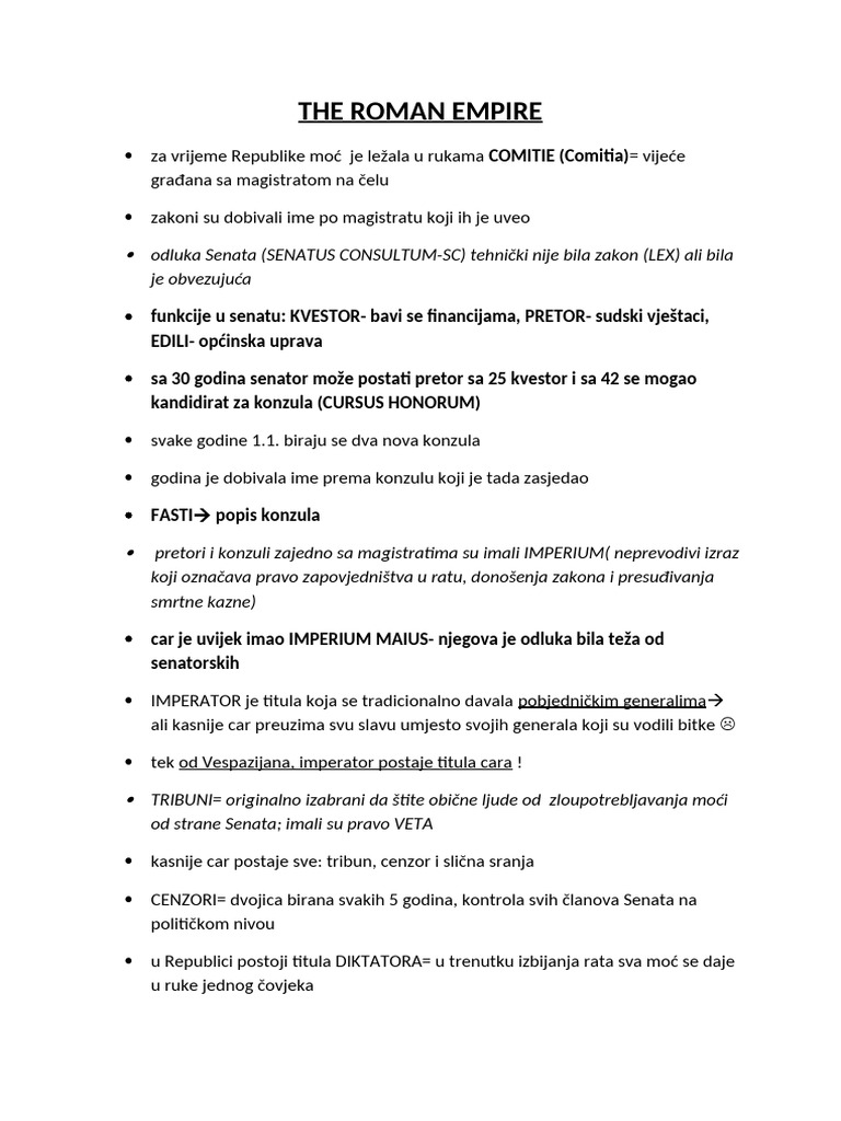 The Roman Empire | PDF