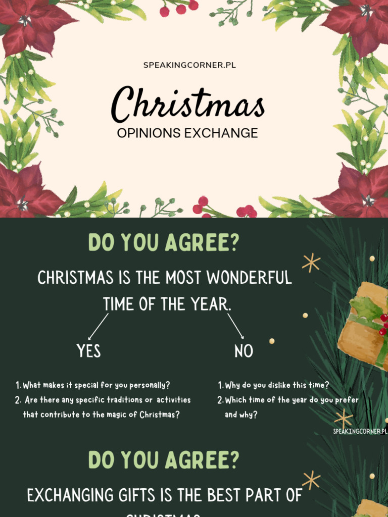 Christmas Traditions and Opinions Survey | PDF