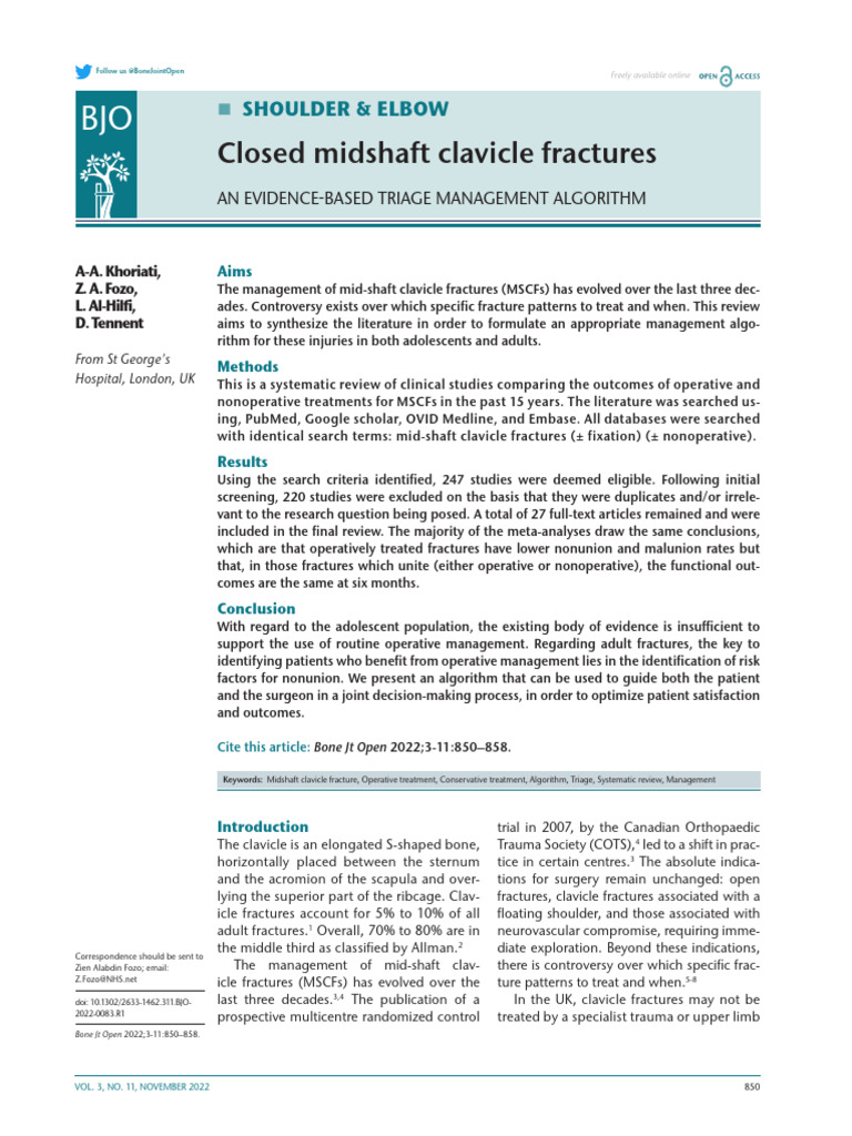 2633-1462 311 Bjo-2022-0083 R1 | PDF | Randomized Controlled Trial ...