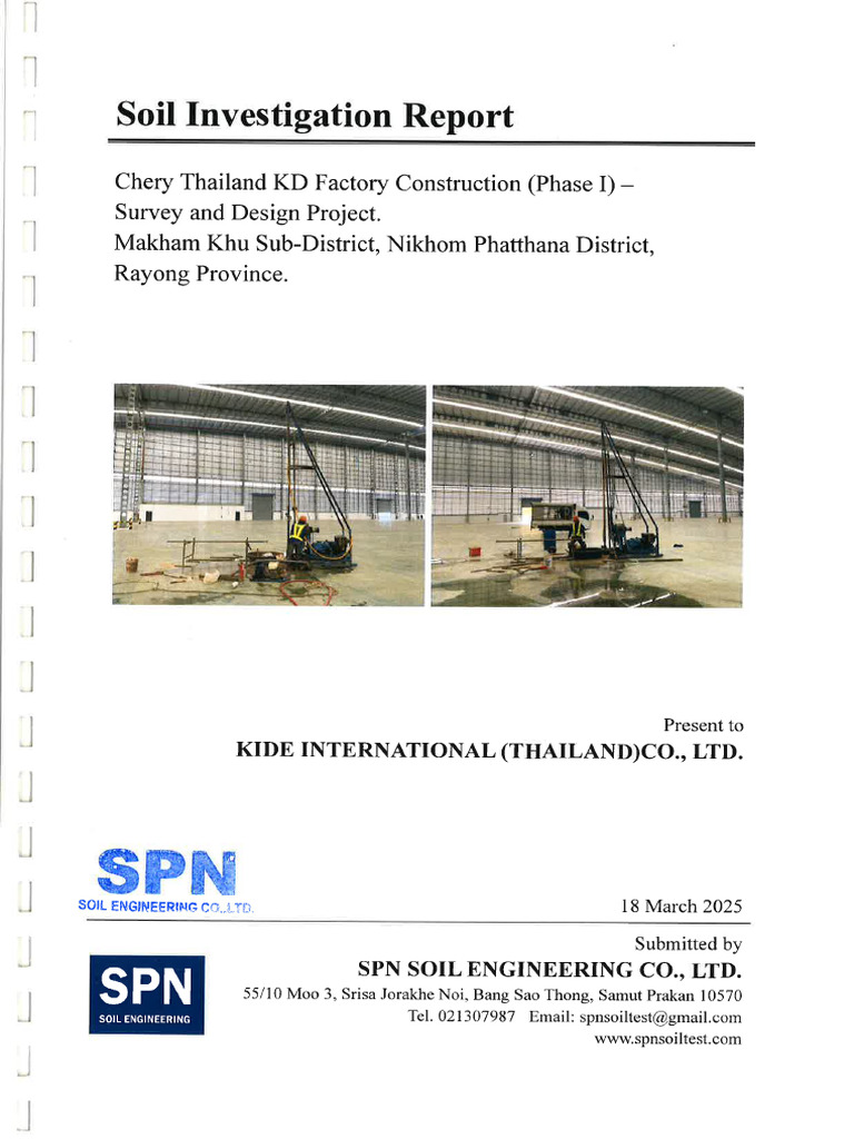 Soil Investion Report | PDF