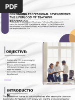 When To Earn CPD Units For Teachers | PDF | Professional Development | Vocational Education