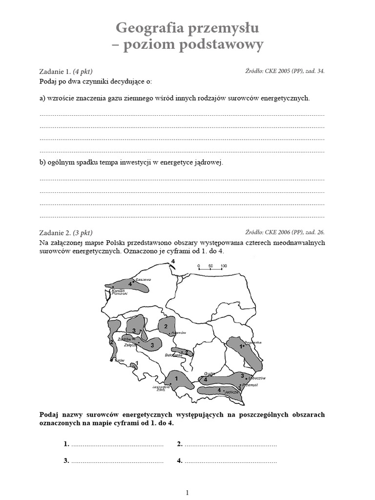 Geografia Przemyslu Pyt PP | PDF
