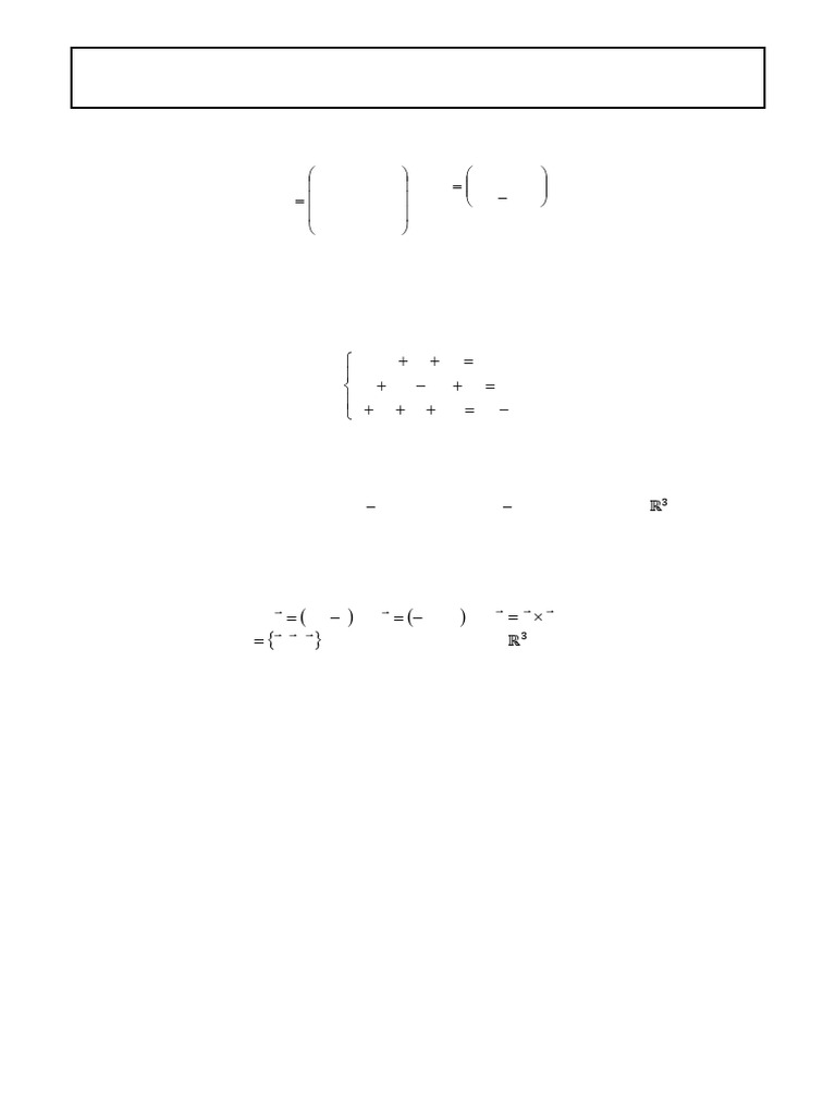 B2d-Ex Ex05 Algebra y Vectores | PDF
