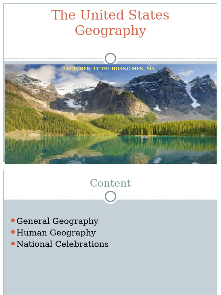 US Geography: Topography and Climate Insights | PDF | Appalachian ...