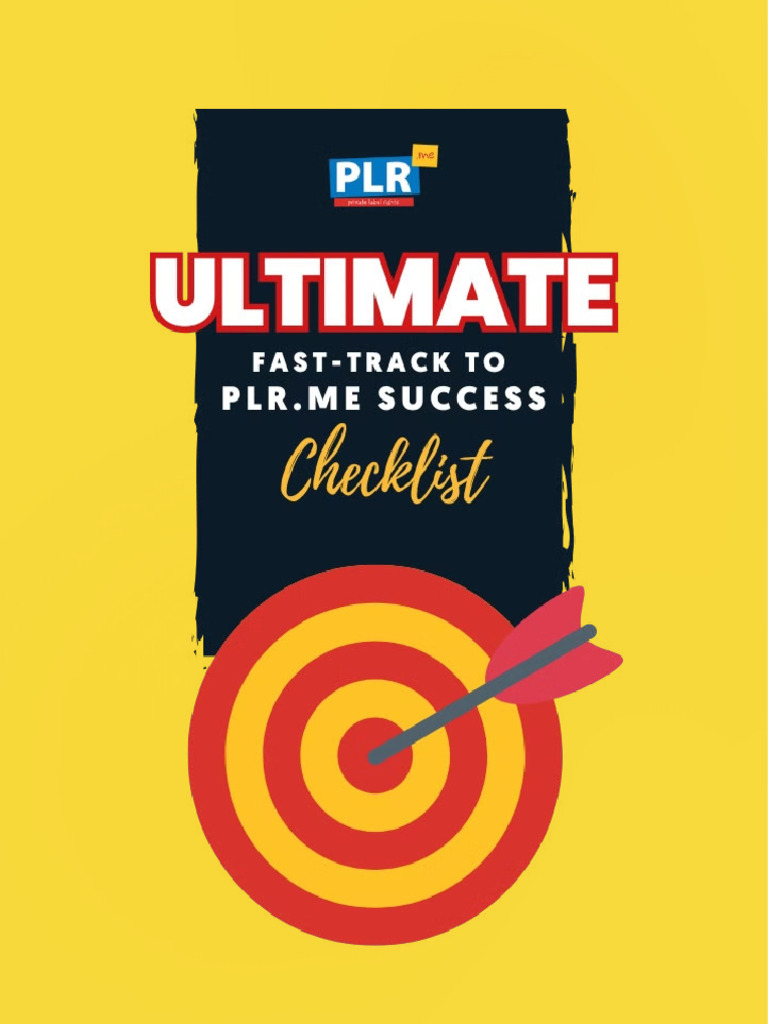 Ultimate Fast Track to PLRme Success | PDF | Artificial Intelligence ...