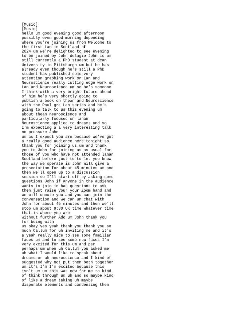 (English (Auto-Generated) ) Psychoanalysis & Neuroscience - John Dall ...