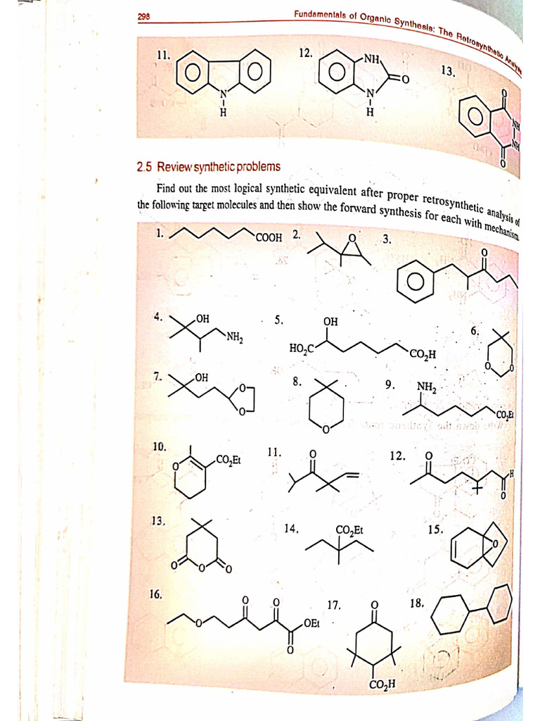 Retrosynthesis Questions | PDF