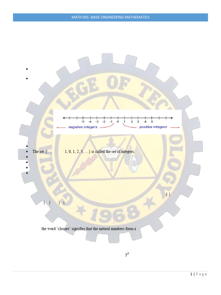 Math 001 Lecture 01 | PDF | Factorization | Division (Mathematics)