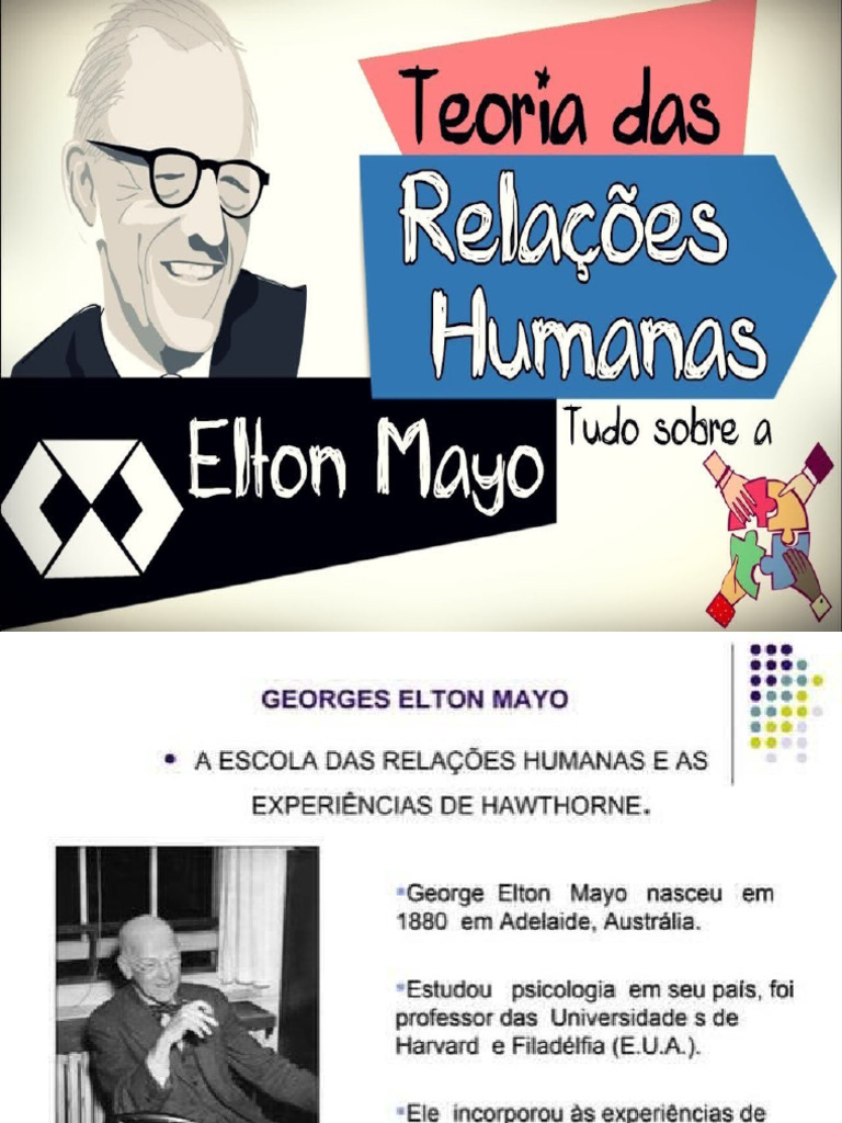 Teoria de Elton Mayo PowerPoint | PDF