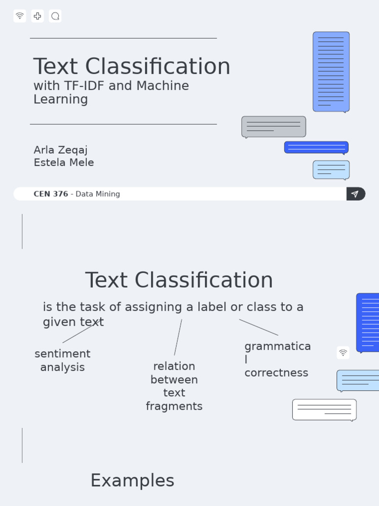 Text Classification Using TF-IDF and Machine Learning | PDF | Applied Mathematics | Artificial ...