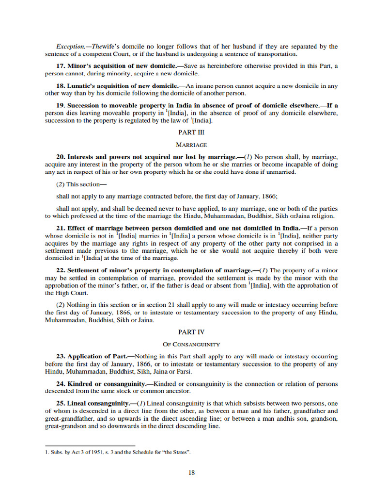 Indian Succession Act | PDF