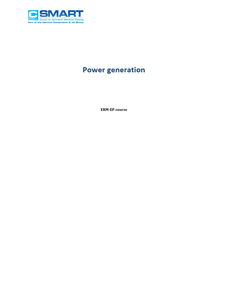 D2 M05 Power Generation Notes (20220706) | PDF