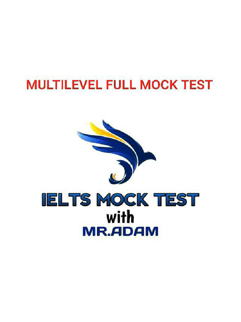 ML Full Mock Test 2 @ielts - Free - Mock - Test | PDF