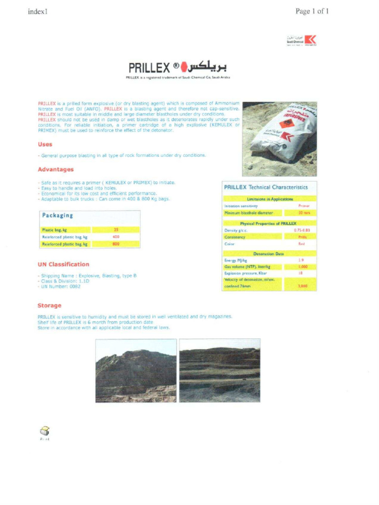 App.1b-Prillex Data Sheet | PDF