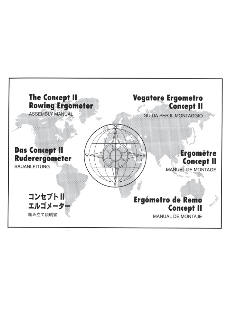 Concept2 - Model - B - Users - Owners - Manual and Ass'y Instr | PDF