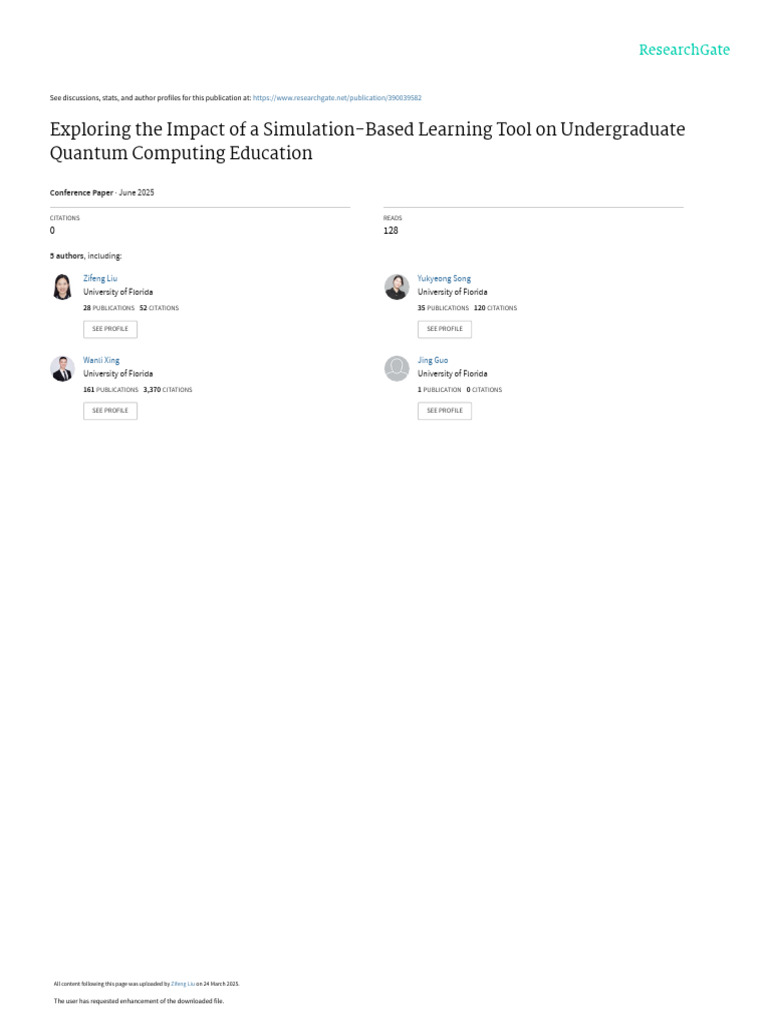 Exploring The Impact of A Simulation-Based Learning Tool On ...