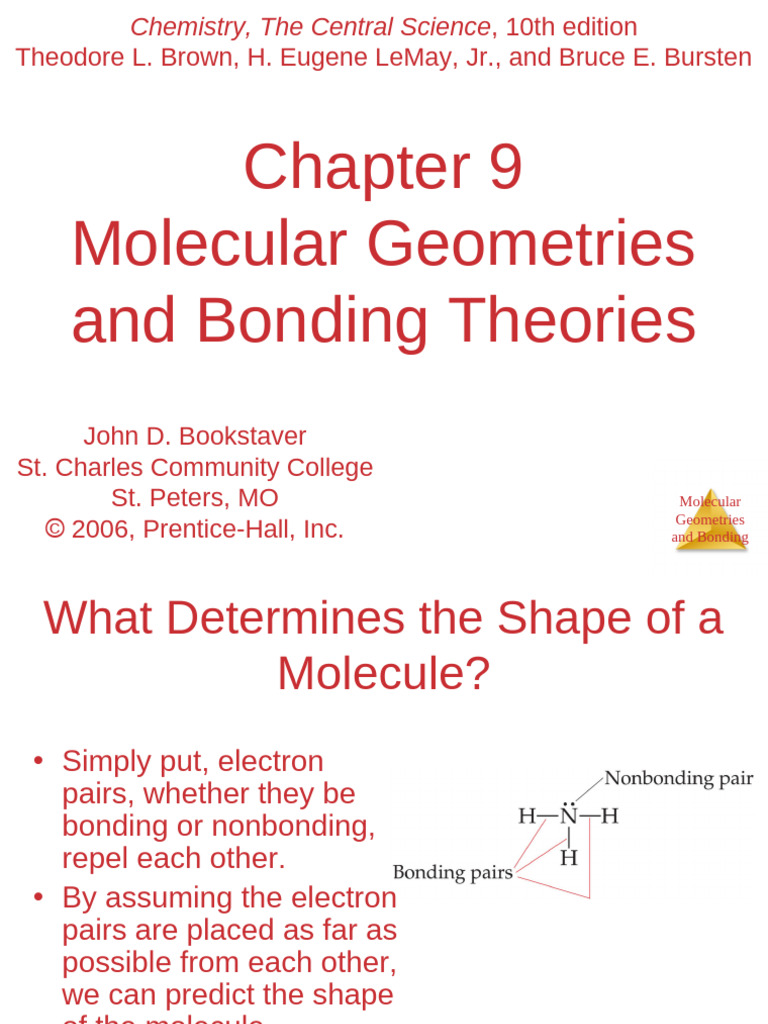 VSEPR and Hybridization | PDF | Molecular Orbital | Chemical Bond