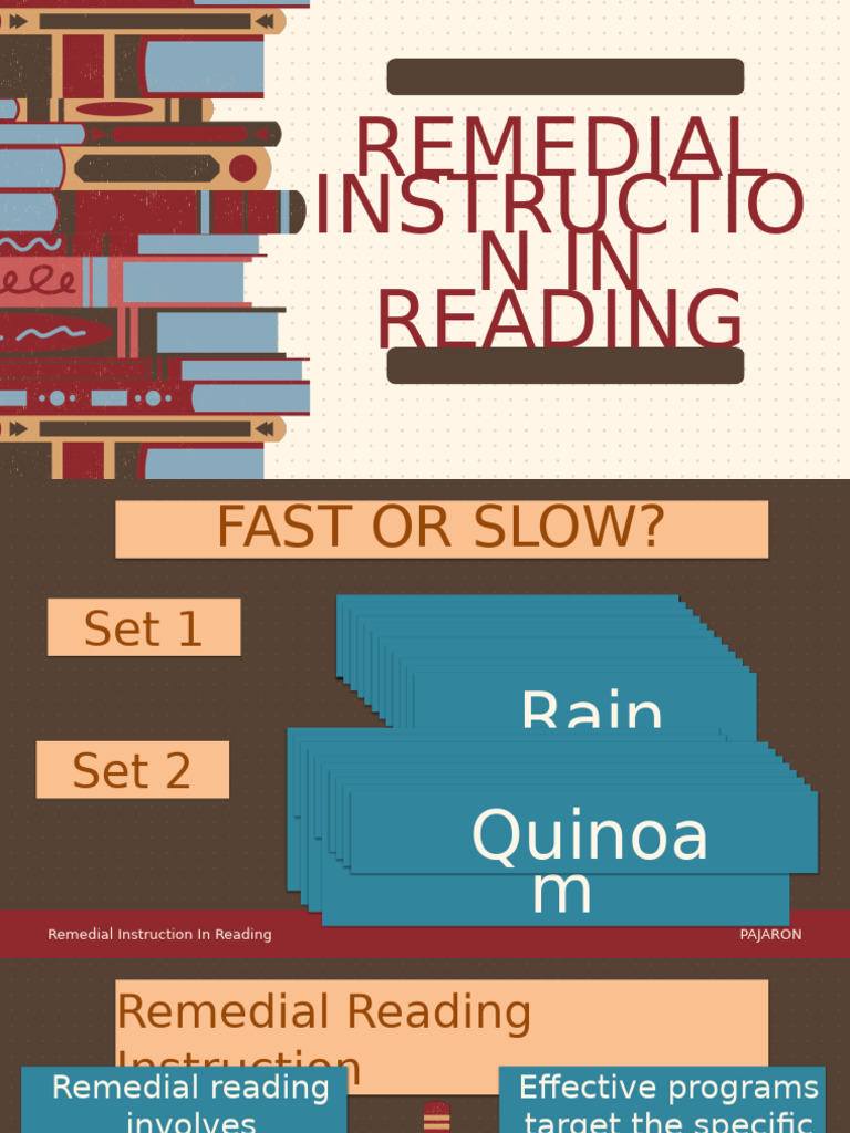Week 9 11 Remedial Instruction in Reading | PDF | Phonics | Written ...