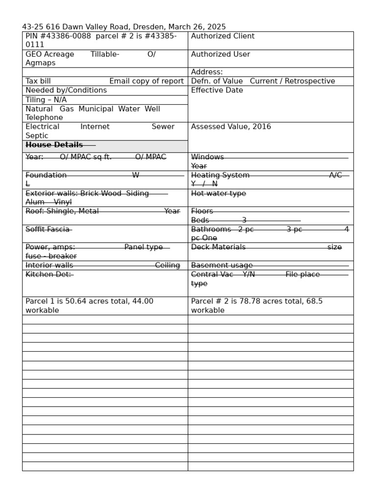 Property Details for 43-25 616 Dawn Valley Road | PDF