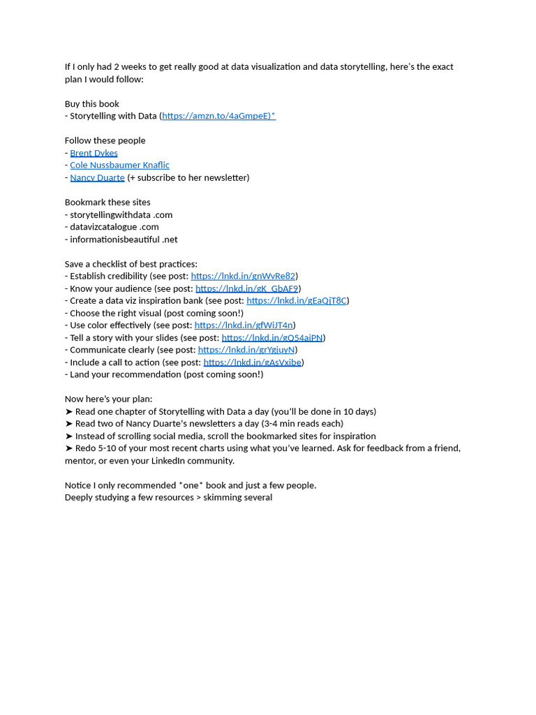 2 Weeks To Get Really Good at Data Visualization and Data Storytelling ...