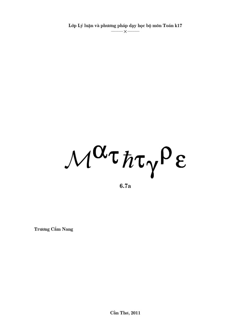Thu Thuat Mathtype | PDF