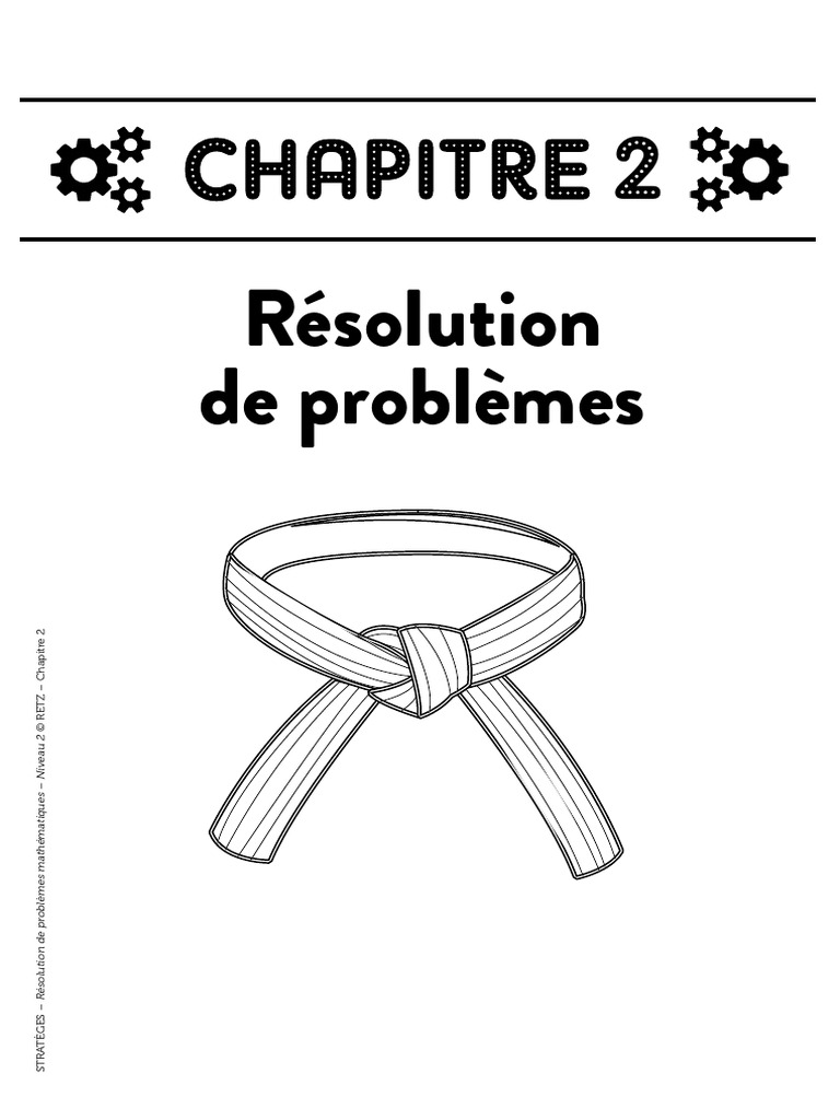Résolution de problèmes mathématiques Niveau 2 | PDF