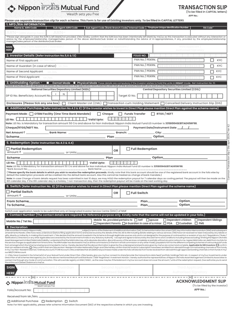 Common Transaction Slip | PDF | Banks | Cheque