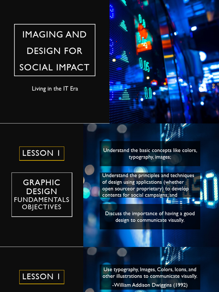 7 Imaging and Design For Social Impact | PDF | Typefaces | Serif