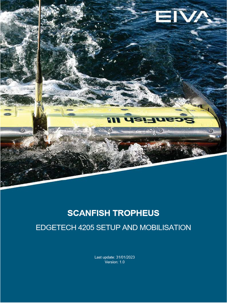ScanFish Tropheus - EdgeTech 4205 Setup and Mobilisation | PDF | Ip ...