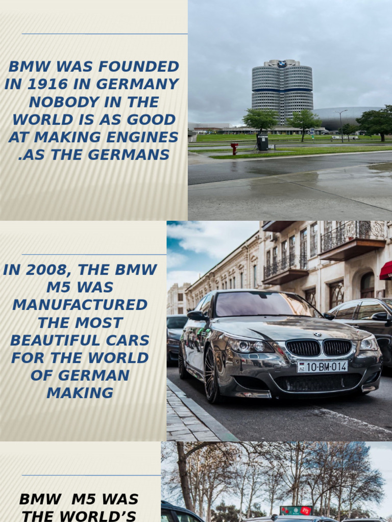 BMW M5: The Iconic V10 Sedan | PDF